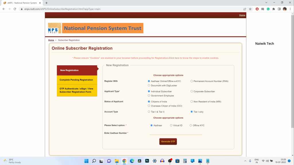 National Pension Scheme [NPS] Login: Registration, Benefits, Objectives ...