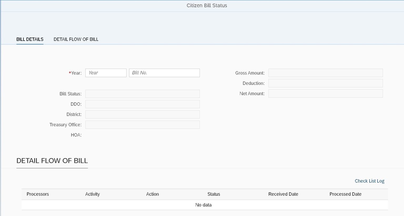 AP CFMS Bill Status Check 2023 - Download Payslip