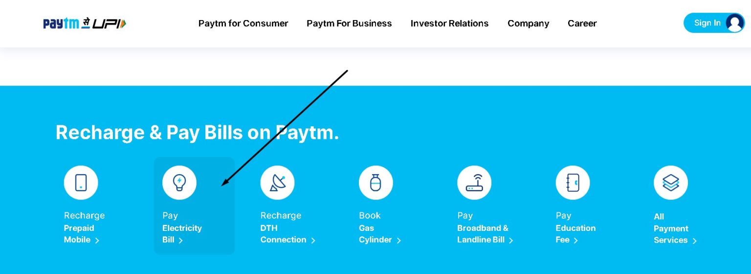 BESCOM Online Bill Payment Through Website & App